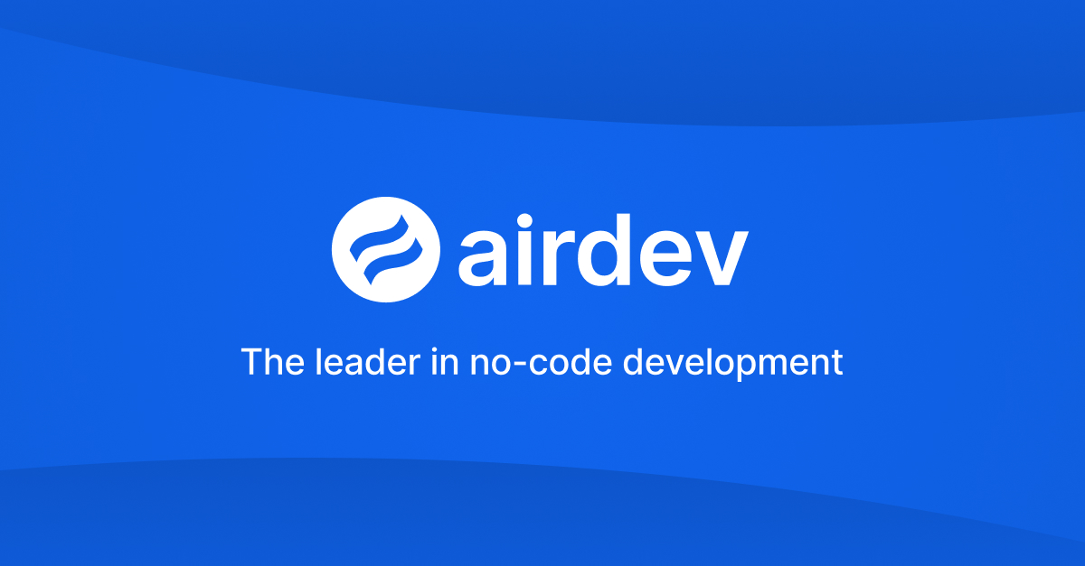 Airdev | Build no-code AI-powered apps fast